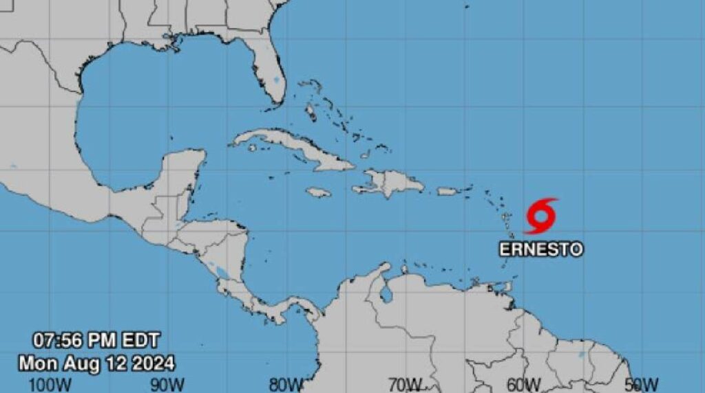 Tormenta Tropical Ernesto: su trayectoria y, ¿afectará a Guatemala ...